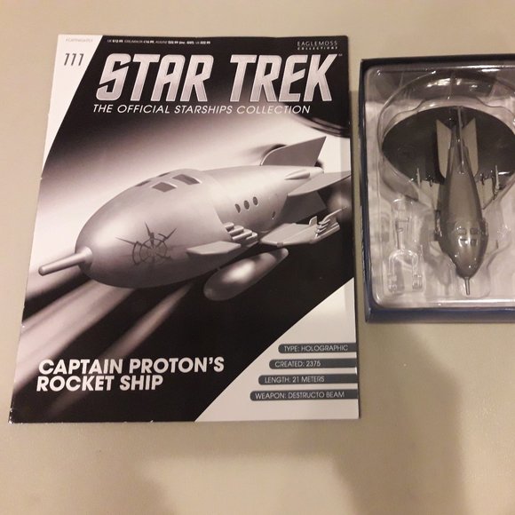 Eaglemoss | Other | Eaglemoss Star Trek Captain Protons Rocket Ship ...